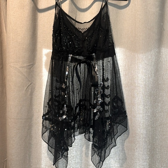 Guess | Tops | Vintage Guess Brand Sheet Sequined Beaded Cami Euc ...